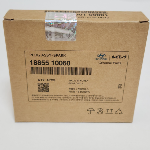 Hyundai-KIA Свеча зажигания арт. 18855-10060; 1885510060, 1 шт. купить ...