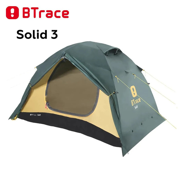 Палатка 3-местная BTrace Solid 3 купить c доставкой на OZON по низкой цене (1423747490)