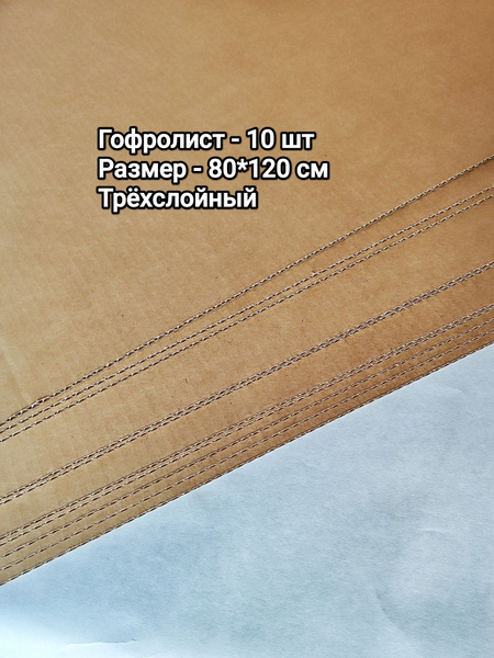 Гофролист, 80 х 120 х 0.2 купить c доставкой на OZON по низкой цене ...