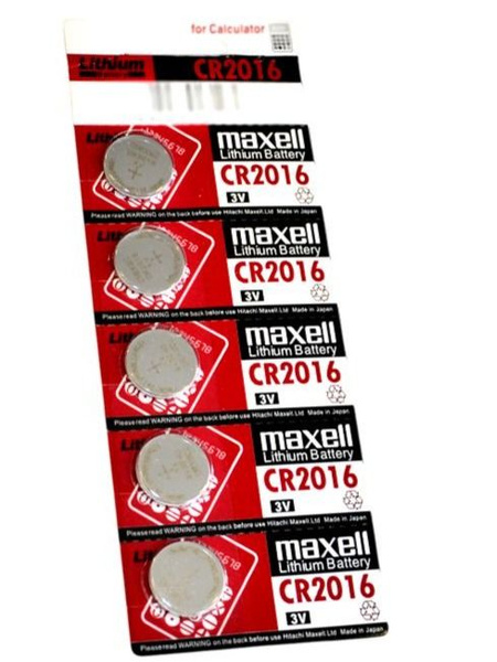 Батарейки CR2016, MAXELL LITHIUM 5 шт. купить на OZON по низкой цене (1887685208)