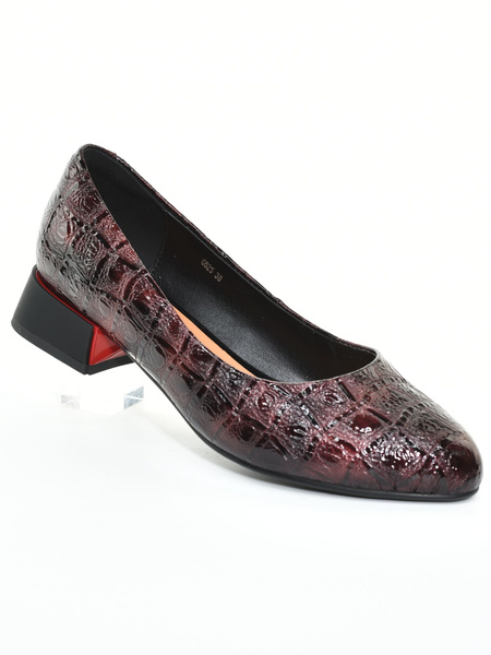 Туфли Женский Ascalini Натуральная кожа, размер 37 Стандартный низкий (до 4 см) 9 Россия купить ...