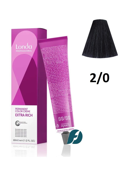 Londa Professional Permanent Color 2/0 Стойкая крем-краска для волос ...