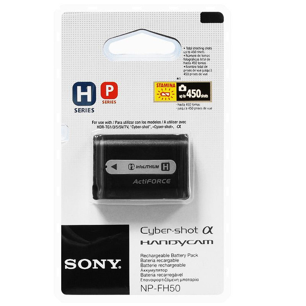 Аккумуляторная батарея Sony NP-FH50 с технологией ActiForce купить на ...