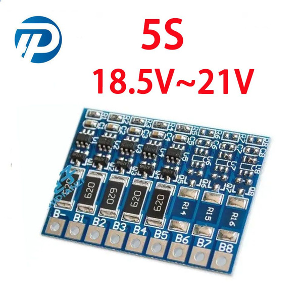 Характеристики BMS 5S 18.5V 21V 18650 Плата эквалайзера подробное ...