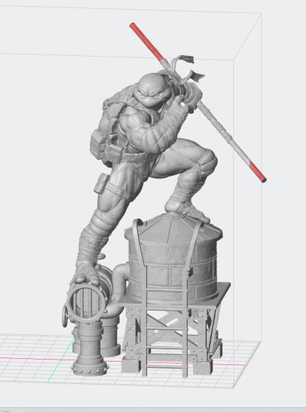 Фигурка Донателло Черепашки-ниндзя TMNT 19см, CA3D Studios купить на ...