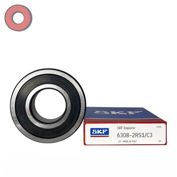 Подшипник SKF 6308 2RS1 C3 (40x90x23) Made in ITALY купить на OZON по ...