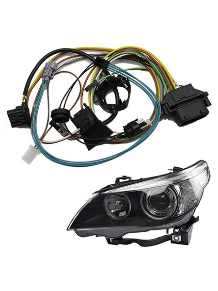 PNP Фара автомобильная, Ксенон (HID), 1 шт., арт. Для BMW 5' E60 2002 ...
