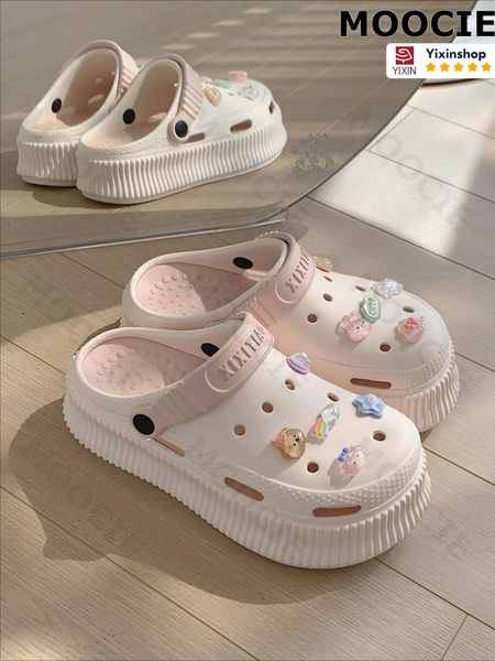 Босоножки Женский MOOCIE Платформа EVA, размер 38, 39 Круглый нос, Толстая подошва Лето Система ...