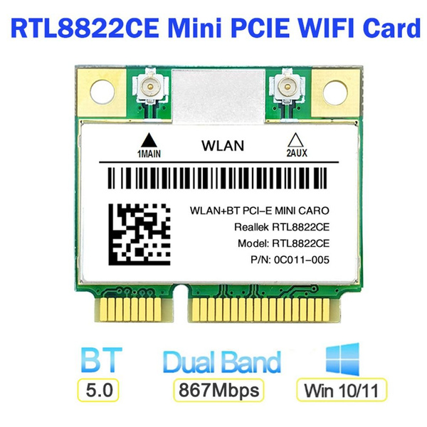 New-RTL8822CE 1200 Мбит/с 2,4G/5Ghz 802.11AC WiFi Card Network Mini ...