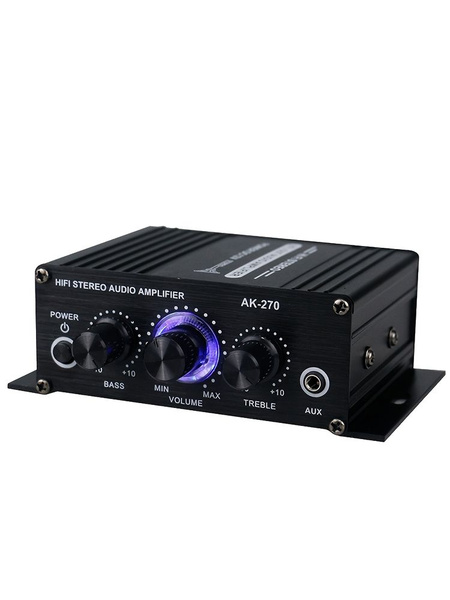 AK270-Мини усилитель мощности 2-канальный стереоусилитель мощности ...