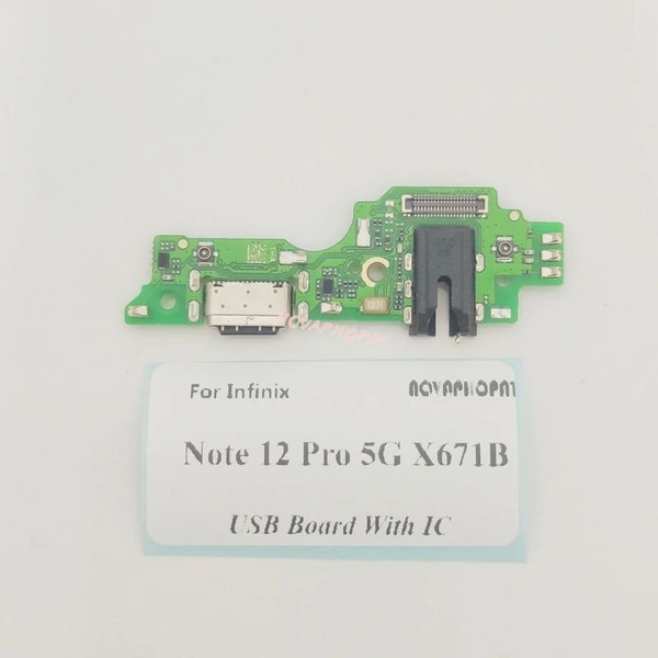 Нижняя Плата Для infinix Note 12 5G X671 / Note 12 Pro 5G X671B На ...