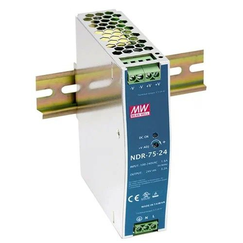 MEAN WELL NDR-75-24 , Блок питания на DIN-рейку купить на OZON по низкой цене (1987934113)