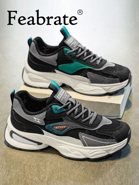Кроссовки Мужской Feabrate, размер 44 Лето Шнурки, Без застёжки Шнуровка купить c доставкой на ...