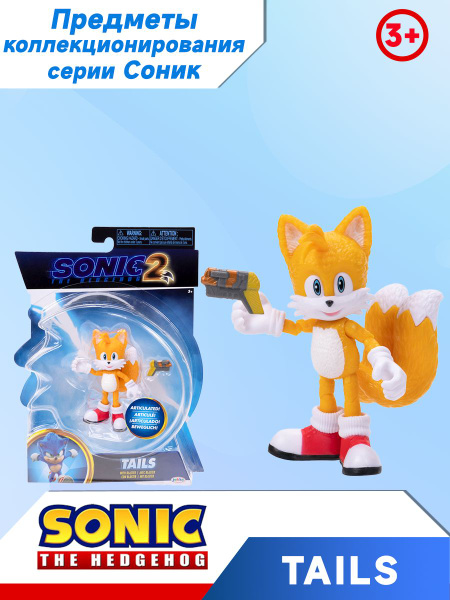 Характеристики кукла шарнирная, Соник, Jakks Sonic the Hedgehog Tails ...