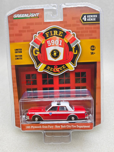 Характеристики Машинка GreenLight 1/64 1985 Plymouth Gran Fury - FDNY ...