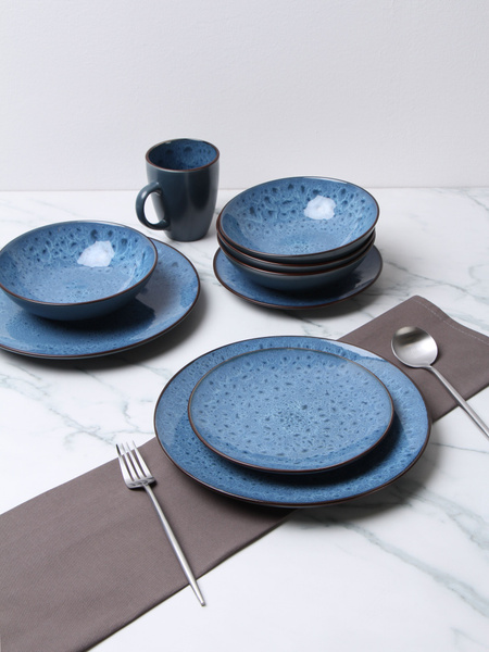 Daniks Сервиз столовый из керамики на 4 персоны ,16 предметов Файруза купить на OZON по низкой ...