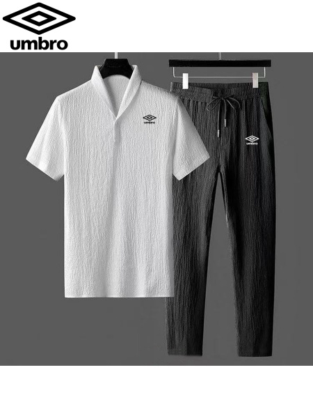 Костюм спортивный Мужской UMBRO Спортивный брючный черный, размер 48, 50 Полиэстер FR Однотонный ...