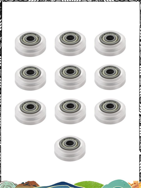 10Pcs 3D Printer Plastic Wheel POM Big Models Пассивное круглое колесо ...