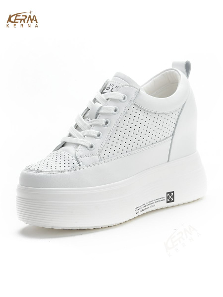 Кроссовки Женский KERNA Натуральная кожа Бег, Гандбол, размер 35 R (средняя) На любой сезон ...