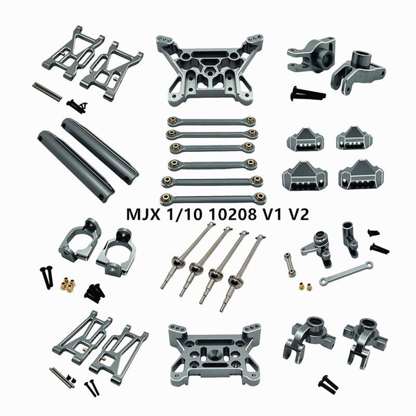 RC металлический комплект передний/задний поворотный рычаг, крепление амортизатора для MJX HYPER ...