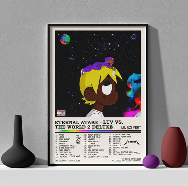 Постер Музыка, Надпись Lil Uzi Vert Eternal Atake - LUV vs. The World 2 ...