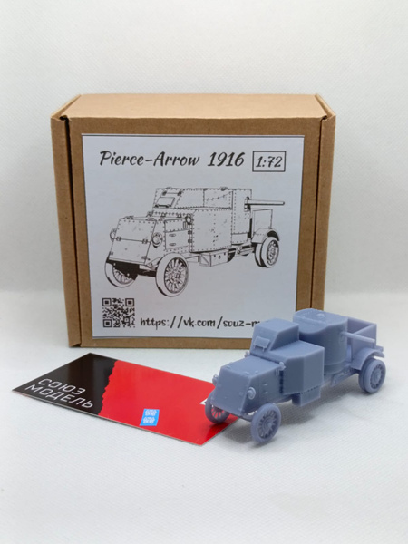 Сборная модель бронеавтомобиль Pierce Arrow 1916, 1:72 +декали купить на OZON по низкой цене ...