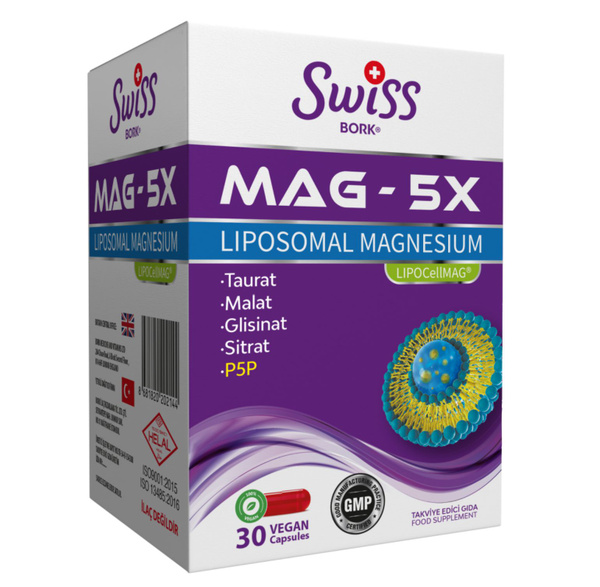 MAG 5X Swiss Bork, Магний липосомальный Комплекс Swiss Bork, 30 капсул купить на OZON по низкой ...