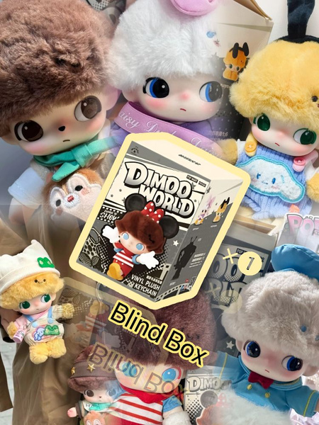 100% Original POPMART Коллекция DIMOO WORLD x DISNEY Series Vinyl Plush ...