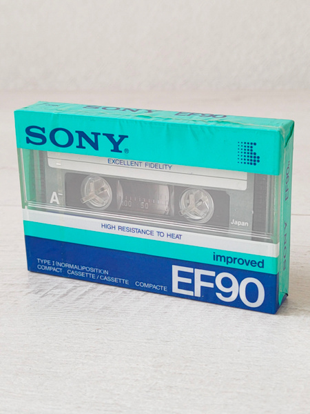 Аудиокассета SONY EF90 Japan купить на OZON по низкой цене (2387324058)
