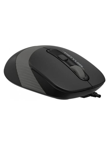Мышь проводная A4Tech проводная Fstyler FM10S , черный, серый,FM10S USB ...