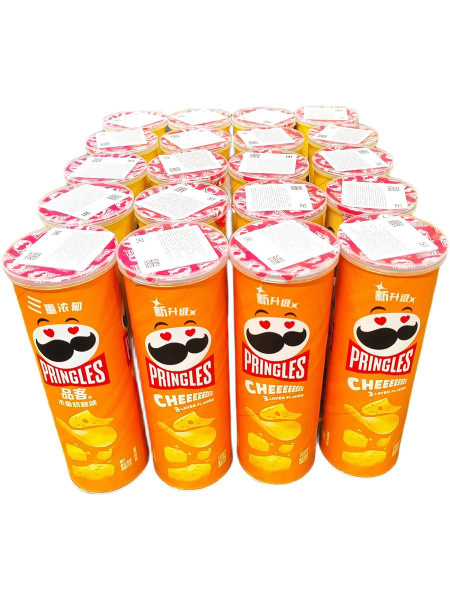 Pringles, Чипсы Принглс Сыр 20 уп. х 110 гр., Китай. купить на OZON по низкой цене (2453133897)