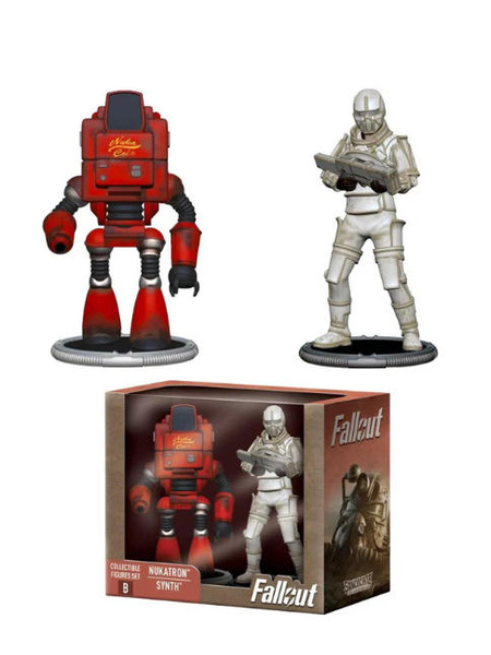 Fallout Collectible Figures Set Nukatron & Synth Мини-статуя ...