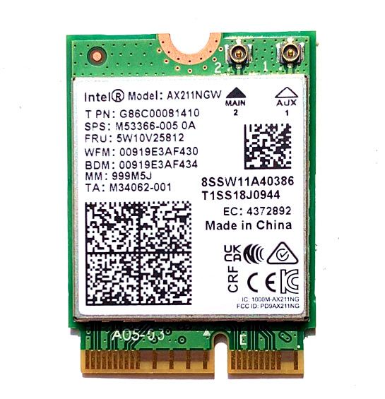 Intel Wi-Fi 6E Ax211 купить на OZON по низкой цене