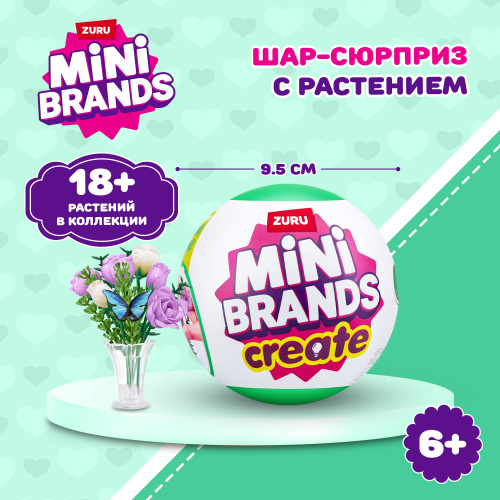89 отзывов на Фигурка Шар-сюрприз ZURU Mini brands BOTANICAL GARDEN ...