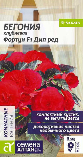 Бегонии Семена Алтая Бегония_РР_красный - купить по выгодным ценам в ...