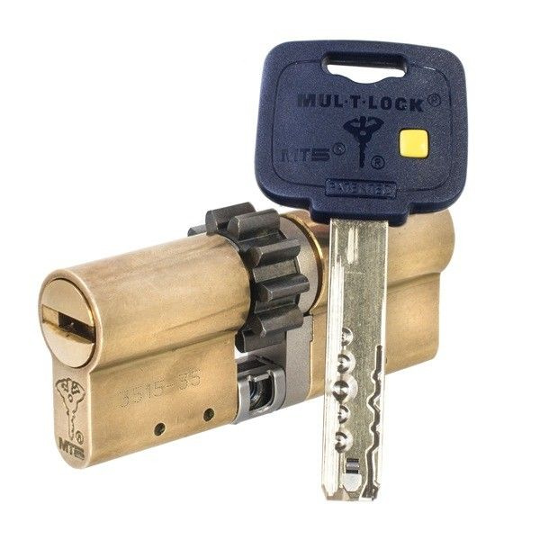 Цилиндр замка Mul-T-Lock (Мультилок) MT5+ ключ-ключ 71мм шестеренка ...