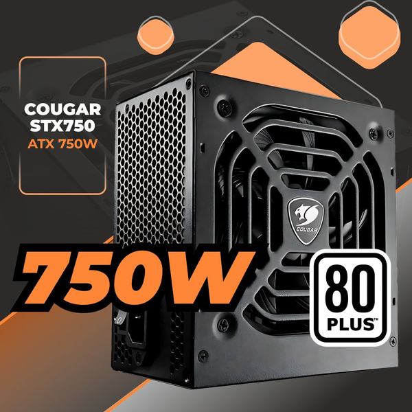 Блок питания для ПК Cougar XTC 750 (ATX v2.31, 750W, Active PFC, 120mm ...