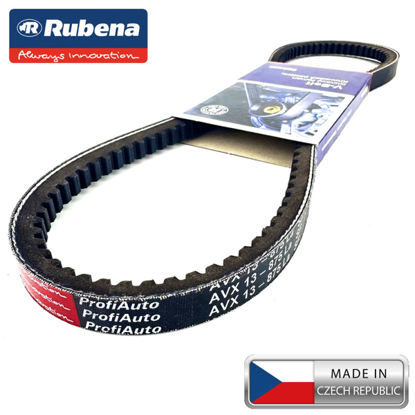 RUBENA s.r.o. AVX 13 875 ремень вентилятора УМЗ-4216, клиновый зубчатый ...