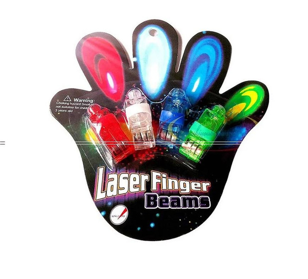 Насадки на палец лазерные светящиеся "Laser Finger Beams" лазер, 4 шт ...