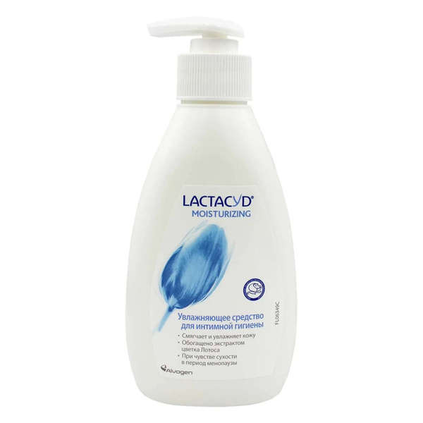 Ежедневное средство для интимной гигиены LACTACYD увлажняющий, 200 мл, с молочной кислотой ...