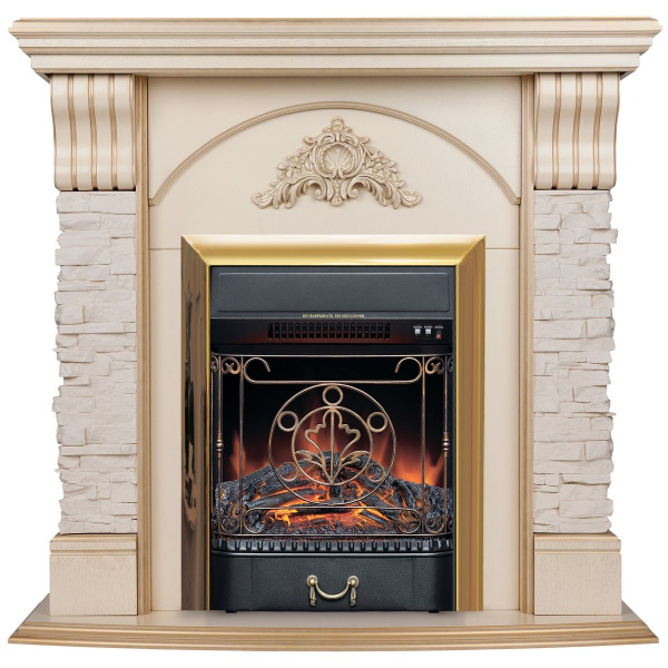 Электрокамин RealFlame Athena WT Majestic Lux BR купить по выгодной цене в интернет-магазине ...