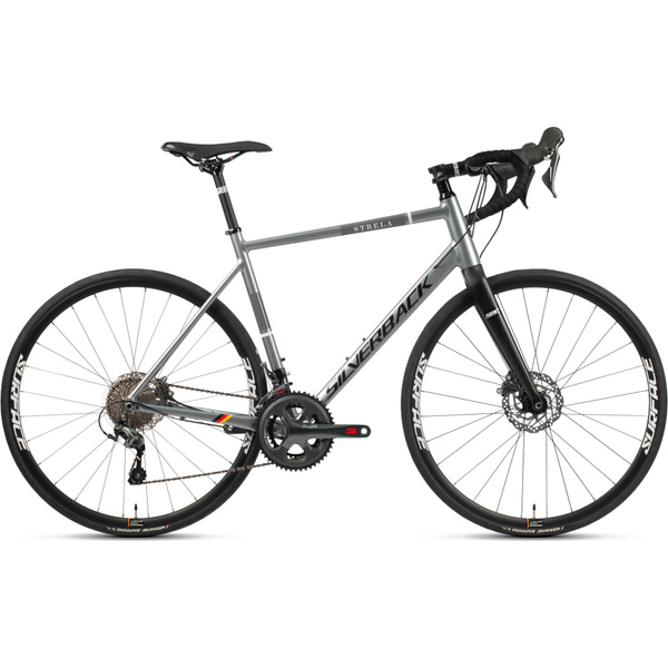Велосипед SILVERBACK STRELA COMP (2024) Satin Matt Grey-Gloss White And ...