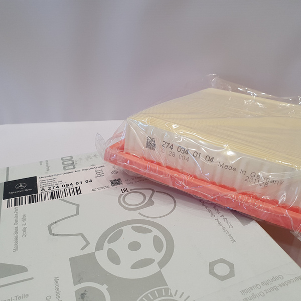 Фильтр воздушный Mercedes-Benz A2740940104 - купить по выгодным ценам в ...