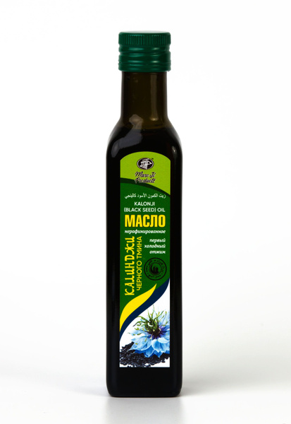 Масло черного тмина пищевое нерафинированное / Kalonji (Black seed) Oil ...