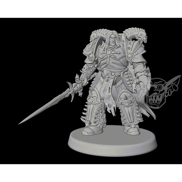 Миниатюра Warhammer 40000. Chaos Space Marines. Лорд Лич / Lich Lord ...