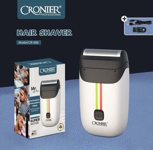 Электробритва CRONIER CR-888 - купить по выгодным ценам в интернет-магазине OZON (1472636051)