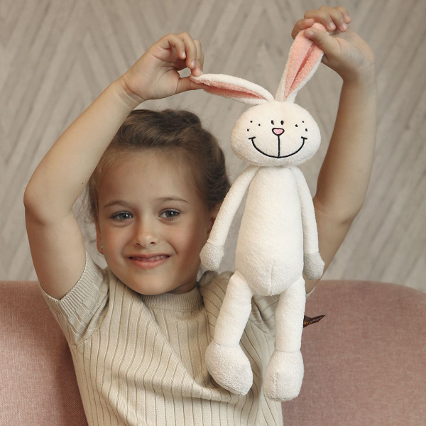 Мягкая игрушка MAXITOYS, Белый Зайка, 33 см - купить с доставкой по выгодным ценам в интернет ...