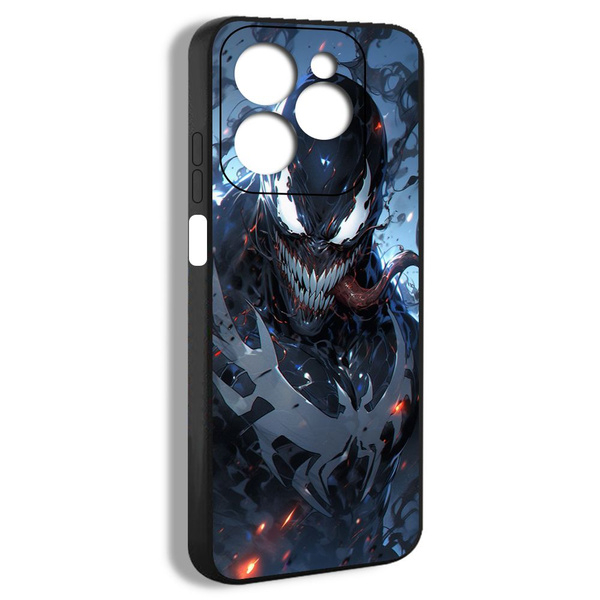 чехол для смартфона Подходит для Tecno Spark Go 2024 Веном Марвел арт Vemon Ejm88 купить с