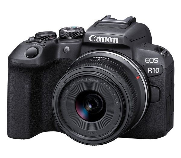Беззеркальный фотоаппарат Canon EOS R10 Kit RF-S 18-45mm IS STM купить ...