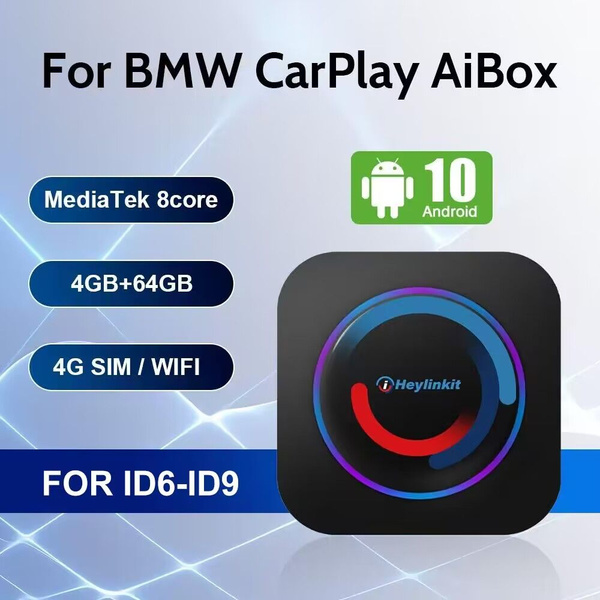 BW550P Ultra CarPlay AI Box Android 10 Система Автомобильный адаптер 4G ...